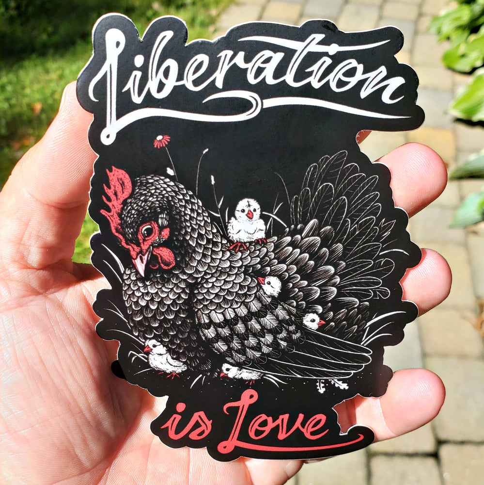 Liberation Is Love - Sticker – Compassion Co